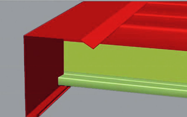 Remates Frontales con/sin Canalón en Acero | Panelais